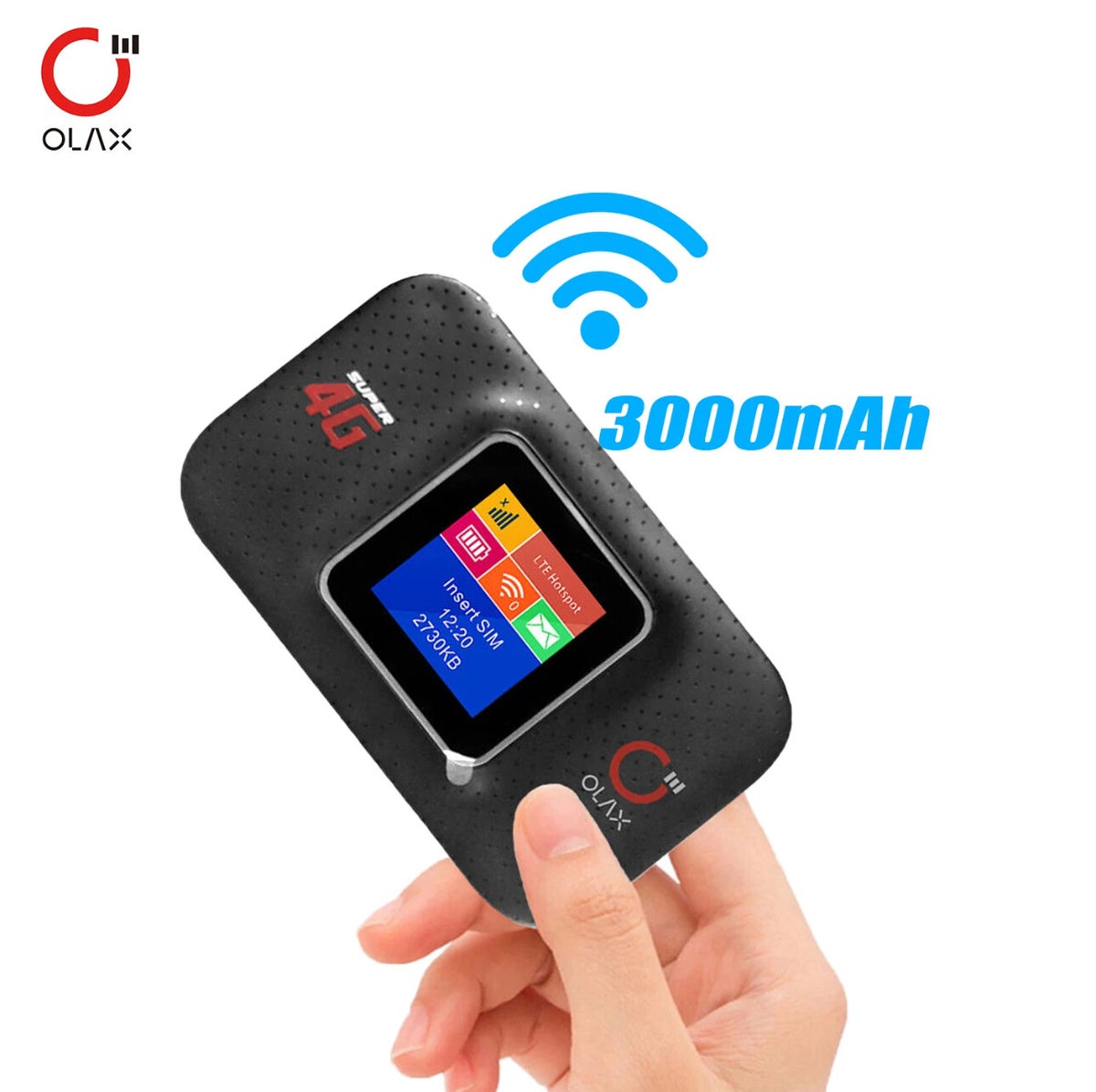 Olax 4G MIFI Router - Draagbare Mobiele HotSpot