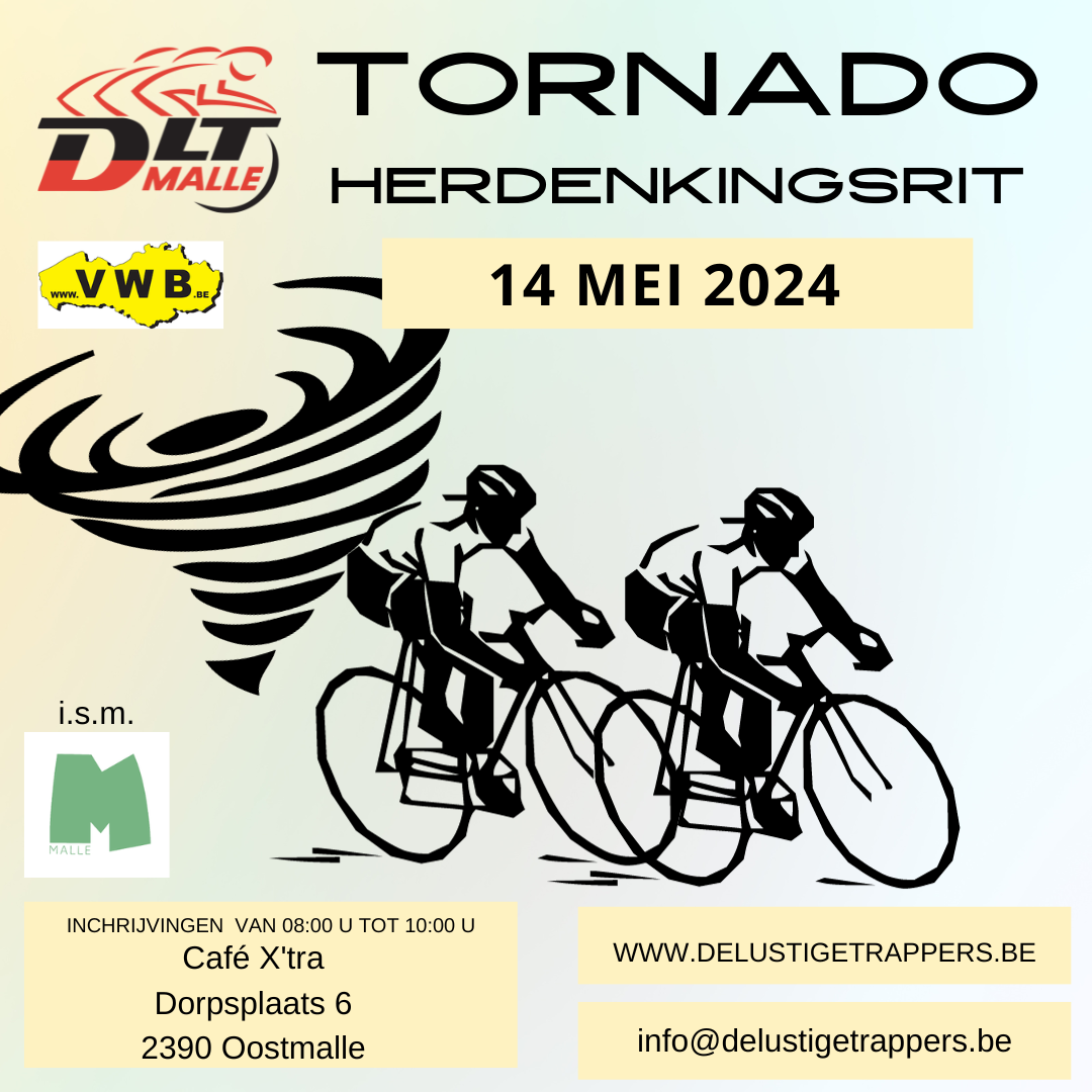 Tornadoherdenkingsrit / Agenda | DLT Oostmalle