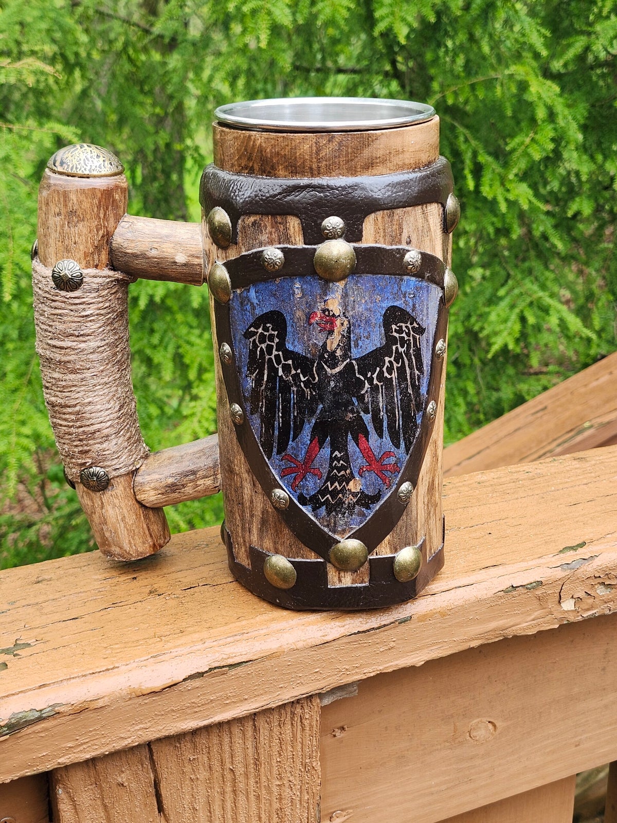Ecker-stein handmade tankards are traditional beer containers with a ...