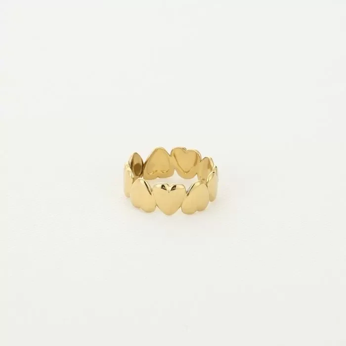 Ring hearts GOLD | BySooffie