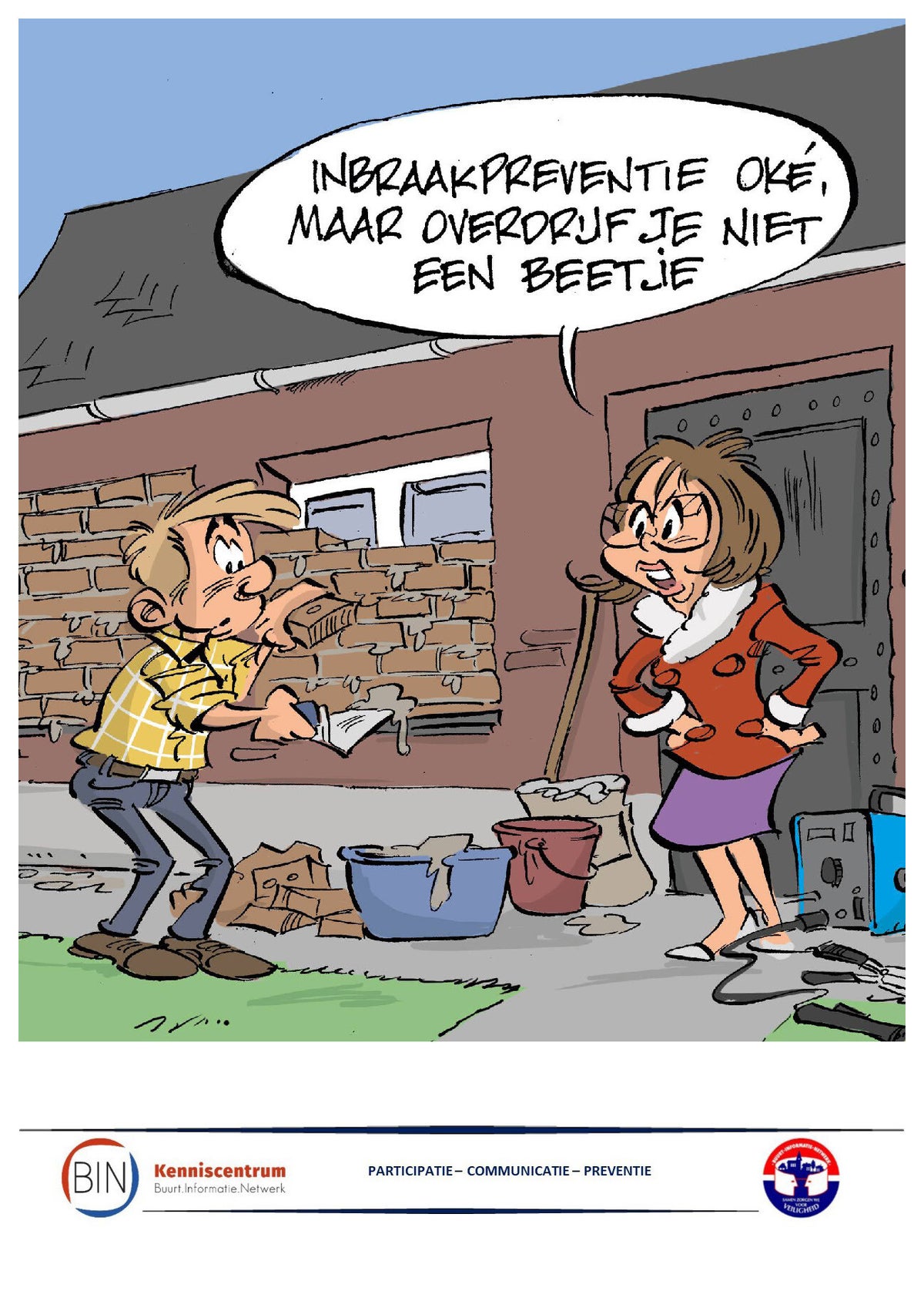 CARTOONS - AFFICHE INBRAAKPREVENTIE 1 | BIN KennisCentrum