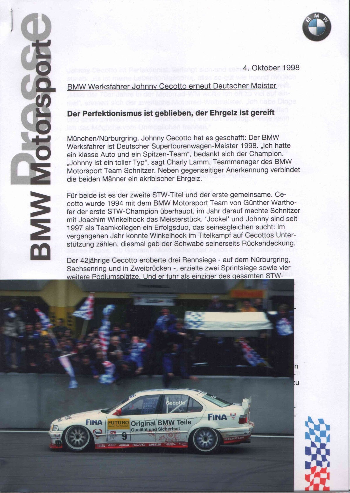 08 Press kits BMW Motorsport / Other bmw brochures and items ...