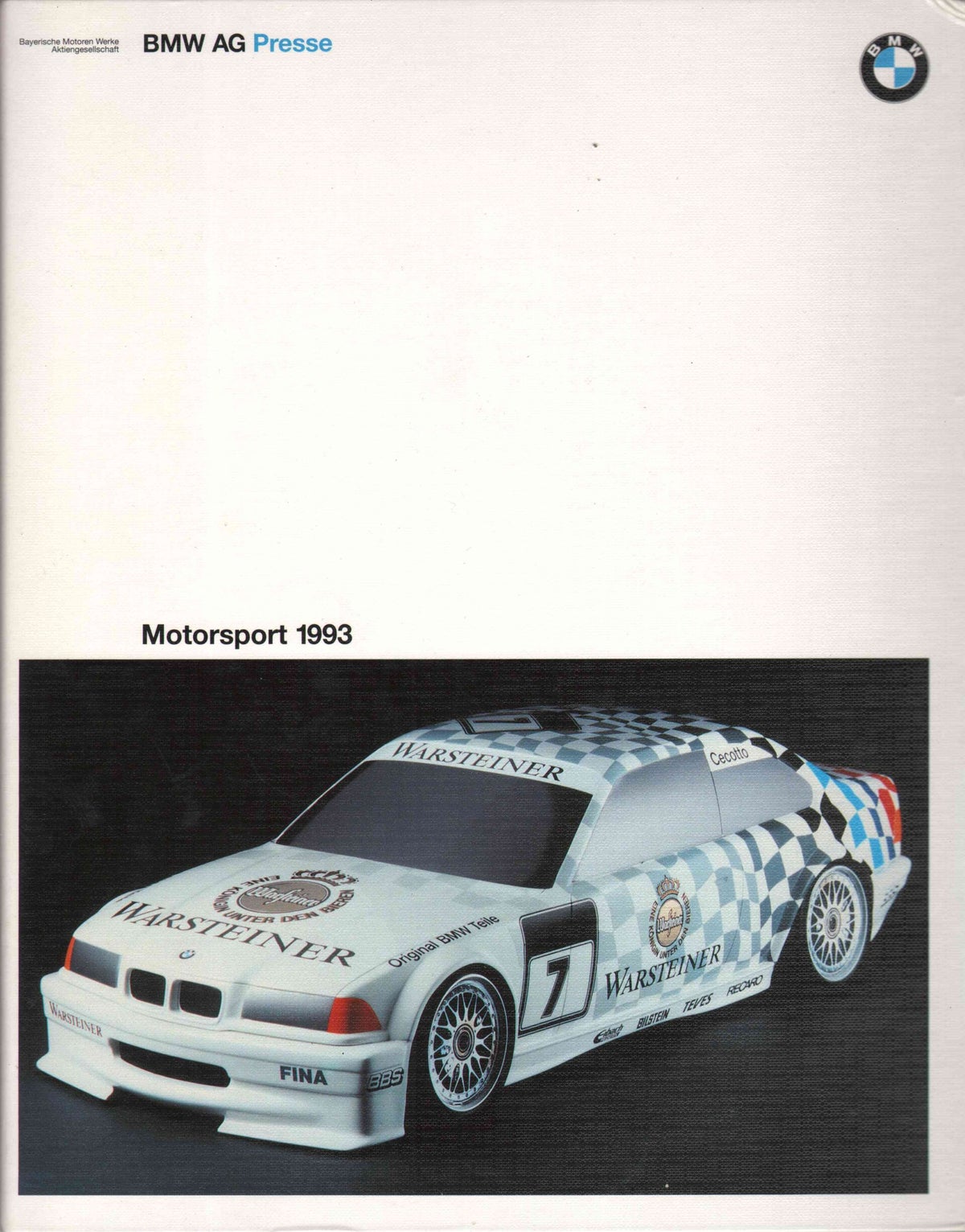 08 Press kits BMW Motorsport / Other bmw brochures and items ...
