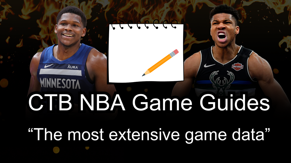 NBA Game Guides | Cook The Books