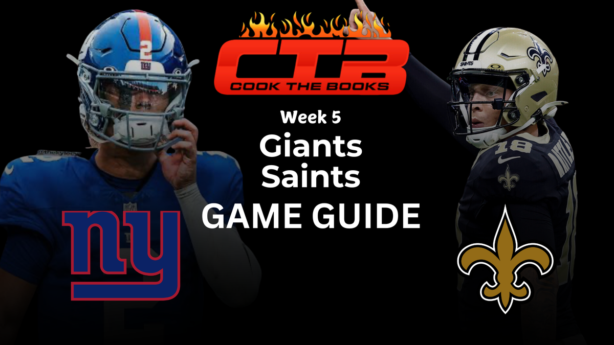 Week 5 / 2025-26 NFL Game Guides | Cook The Books