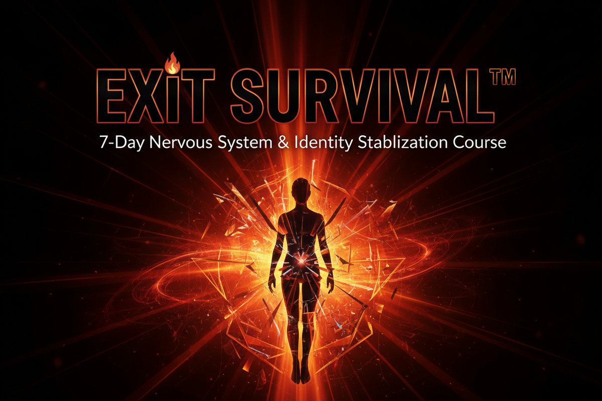 🔥 EXIT SURVIVAL™ 7-Day Nervous System & Identity Stabilization Course ...