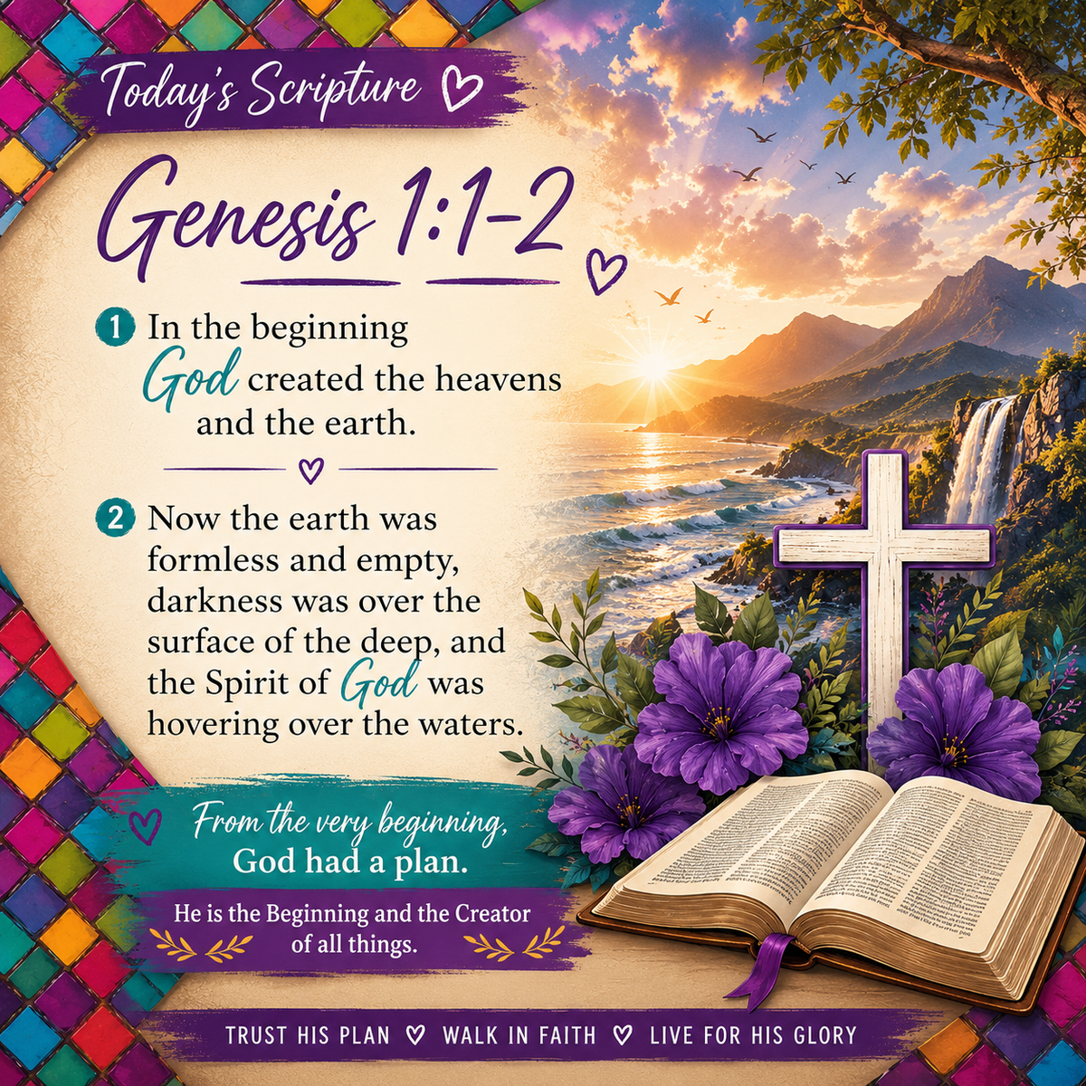 Daily Scripture | forhisgloryprayerwall.org
