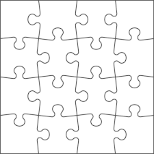 Puzzelstukjes / Ideeën per materiaal | Knutselen met Crea Juf