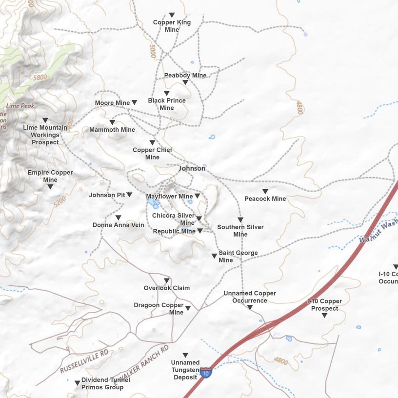 Johnson Camp Mines Complex