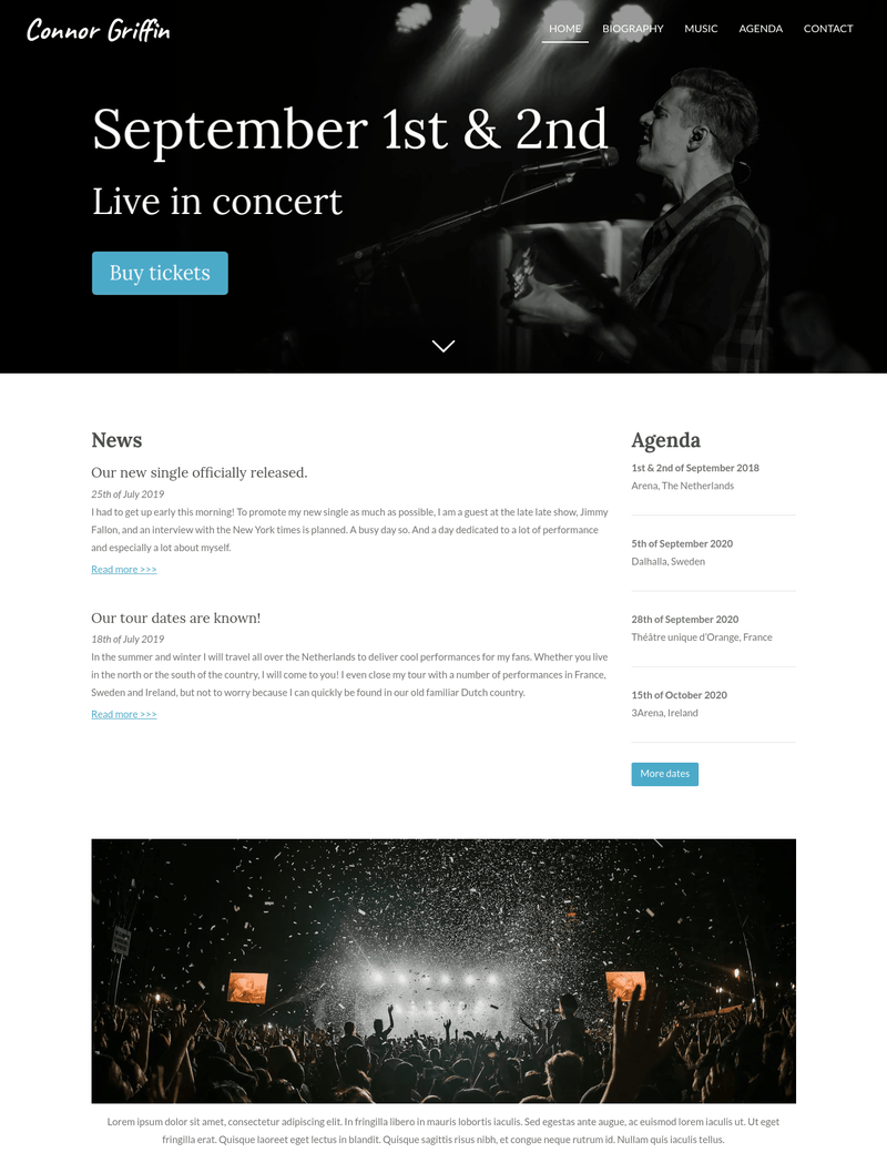 Templates - Webador - Webador