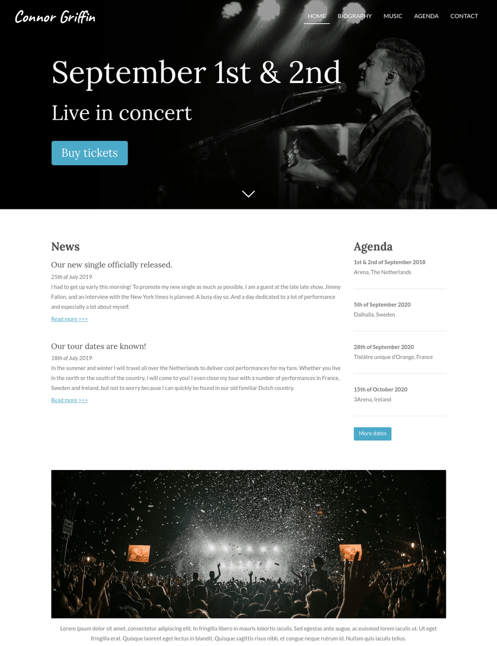 Templates - Webador - Webador