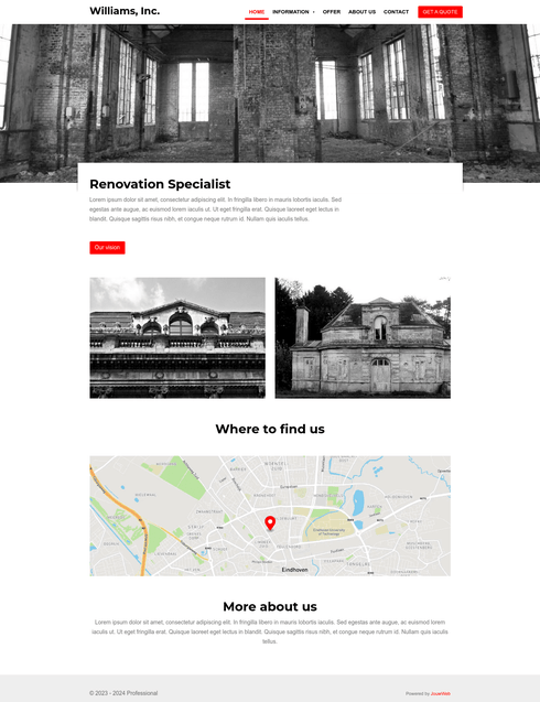 Templates - Webador - Webador