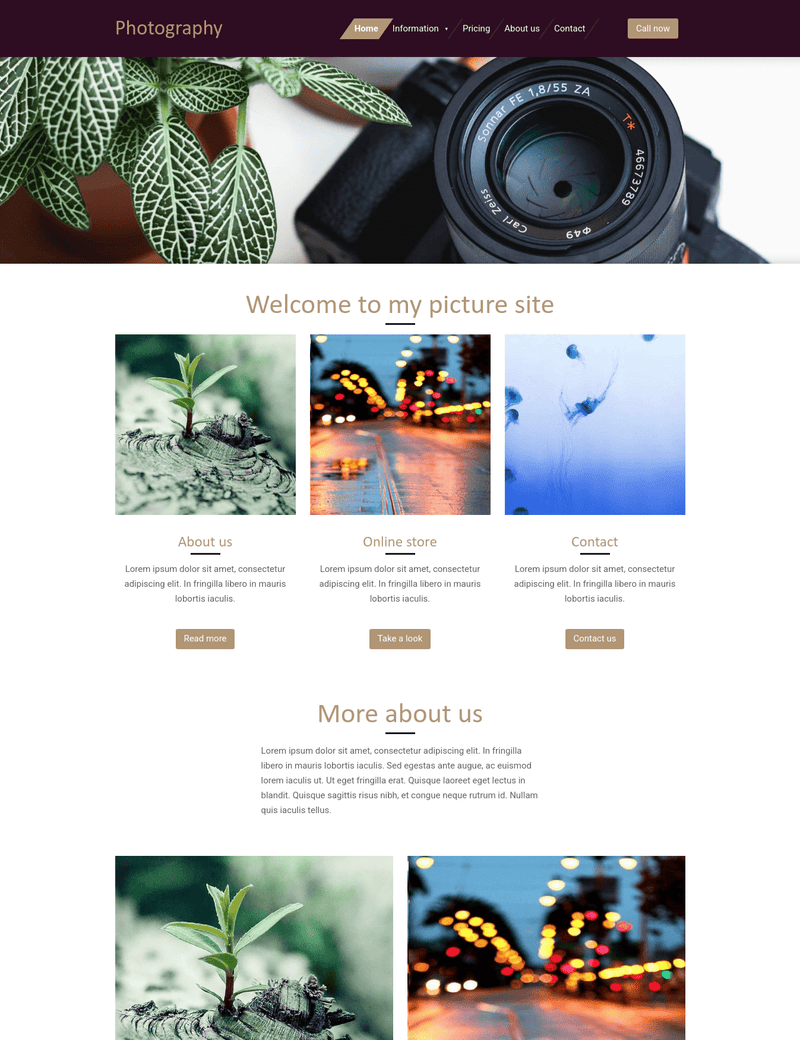 Templates - Webador - Webador