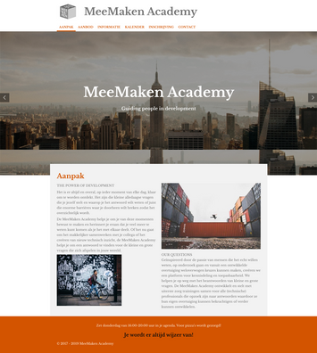 Example of websites built by clients | Webador