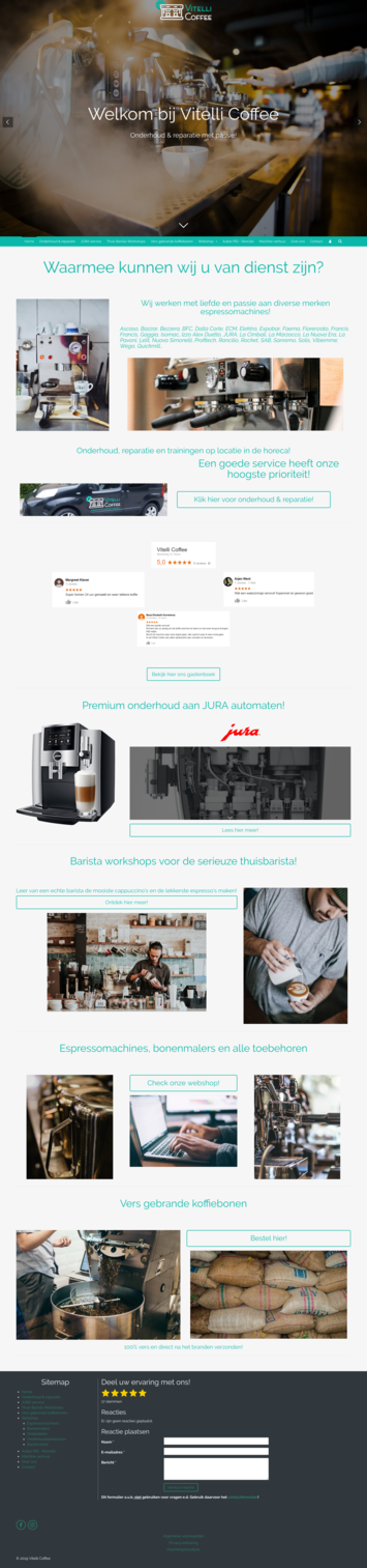 Example of websites built by clients | Webador