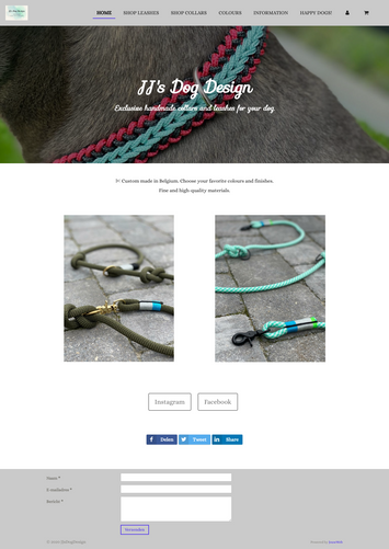 Example of websites built by clients | Webador