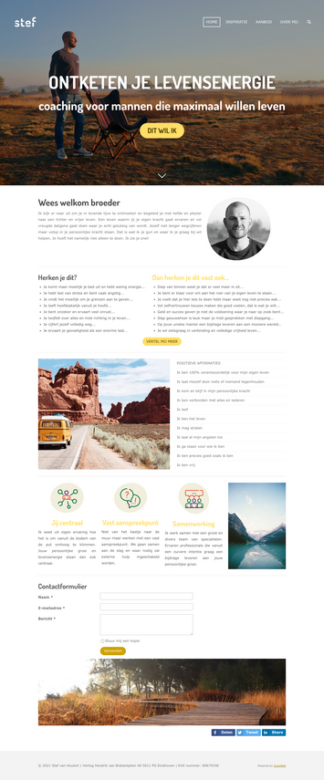 Example of websites built by clients | Webador.co.uk