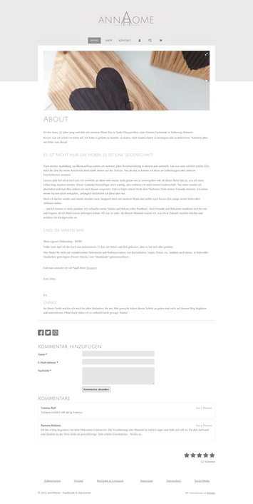 Example of websites built by clients | Webador