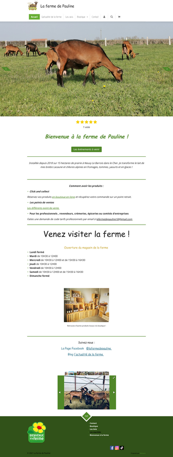 Example of websites built by clients | Webador