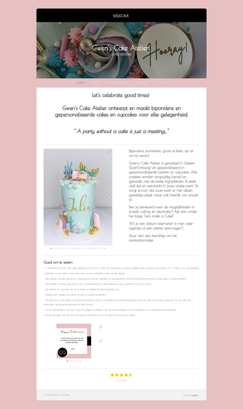 Example of websites built by clients | Webador.ca