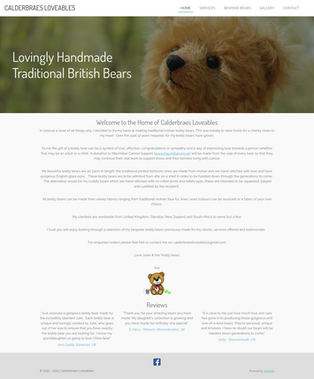 Example of websites built by clients | Webador