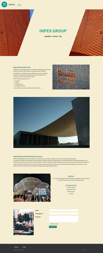 Example of websites built by clients | Webador