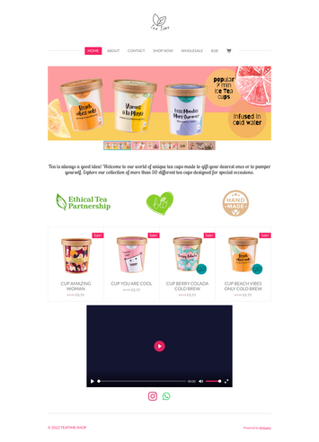 Example of websites built by clients | Webador.co.uk