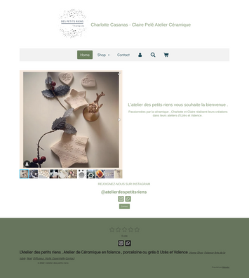 Example of websites built by clients | Webador