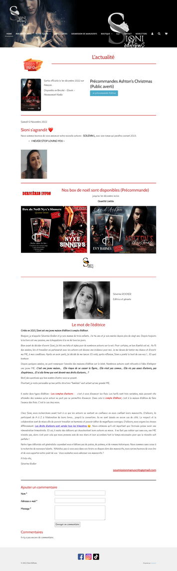 Example of websites built by clients | Webador.co.uk