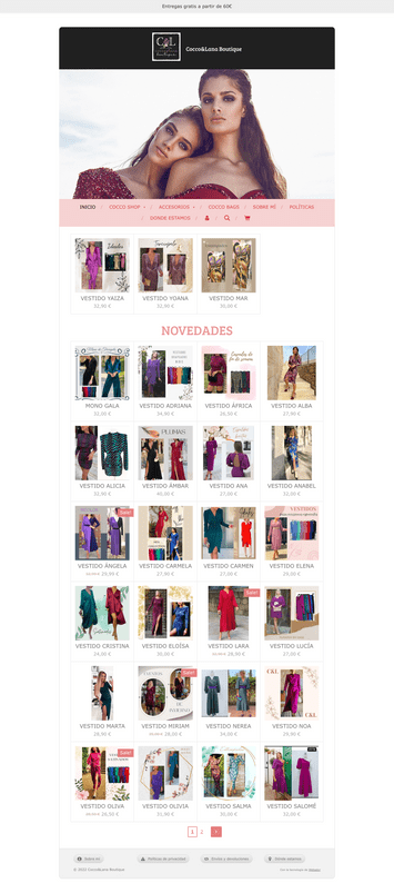 Les boutiques en ligne créées par nos clients | Webador.fr