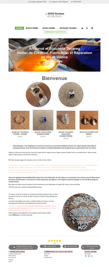 Example of websites built by clients | Webador