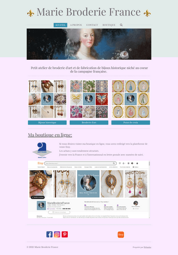 Example of websites built by clients | Webador.co.uk