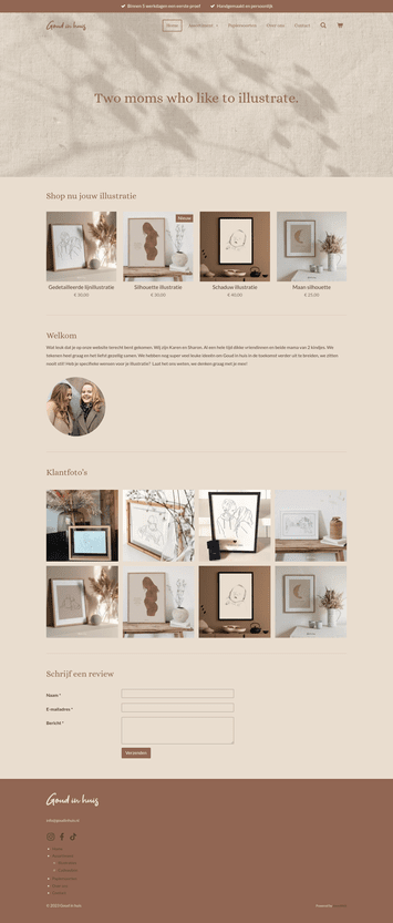 Online stores made by our customers | Webador