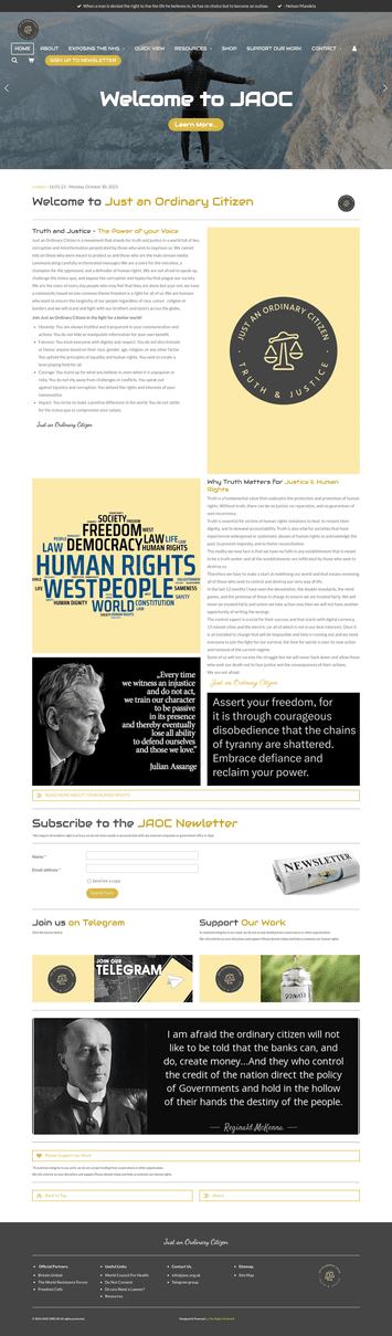 Example of websites built by clients | Webador