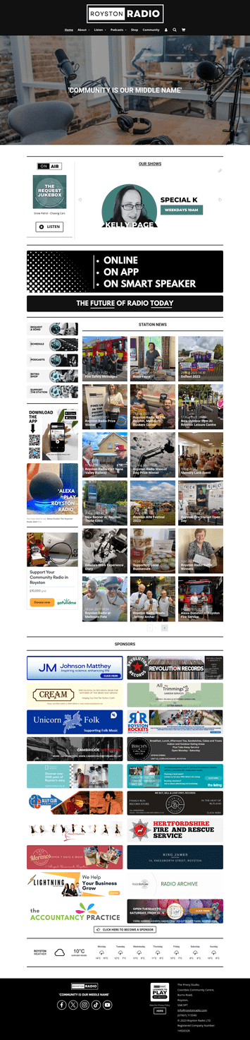 Example of websites built by clients | Webador