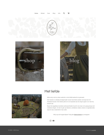 Example of websites built by clients | Webador