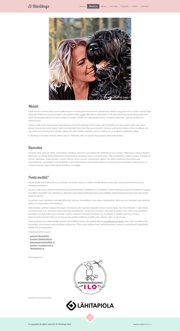 Example of websites built by clients | Webador