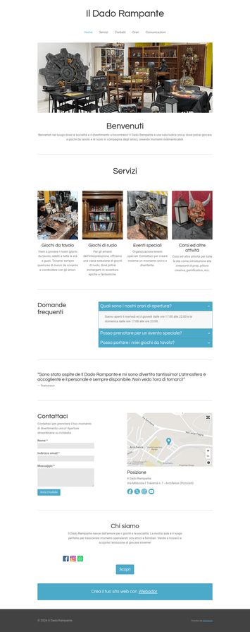 Example of websites built by clients | Webador