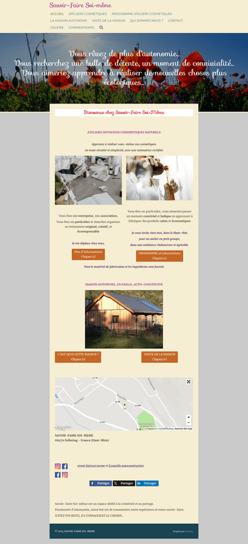 Example of websites built by clients | Webador.co.uk