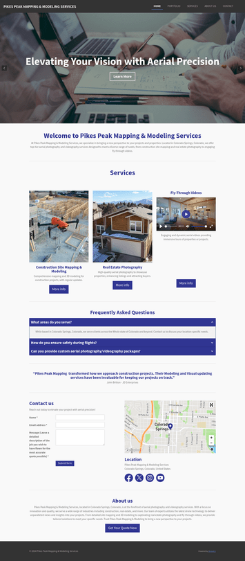 Example of websites built by clients | Webador.co.uk