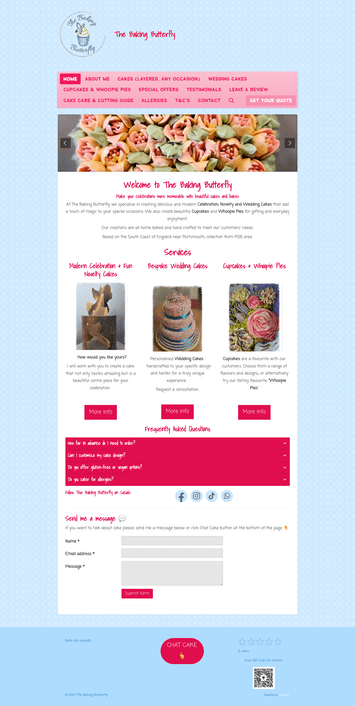 Example of websites built by clients | Webador
