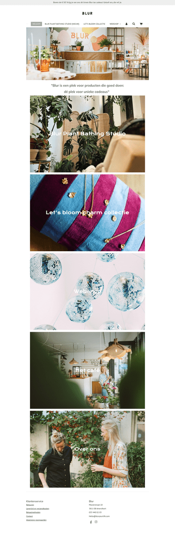 Online stores made by our customers | Webador