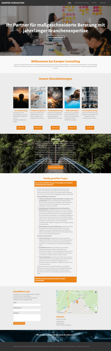 Example of websites built by clients | Webador