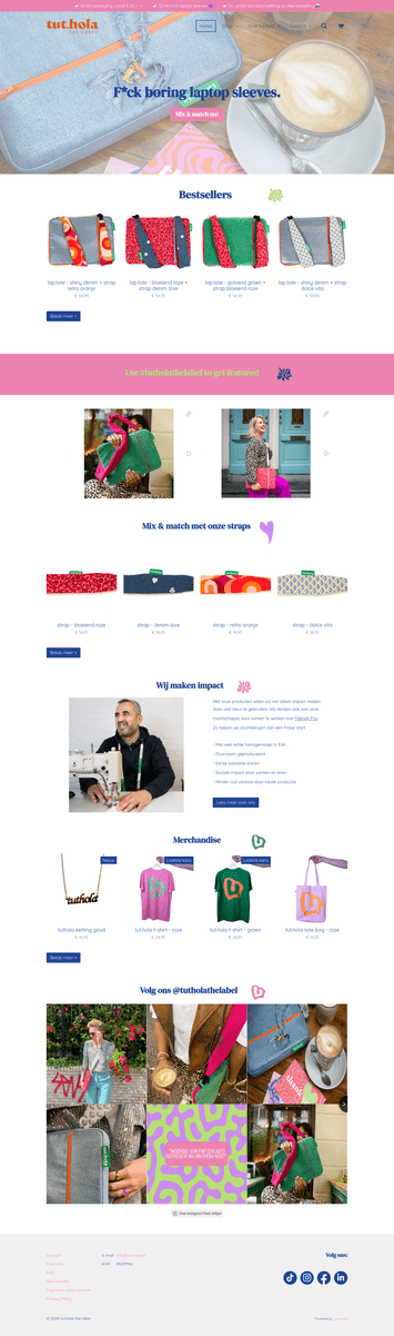 Online stores made by our customers | Webador