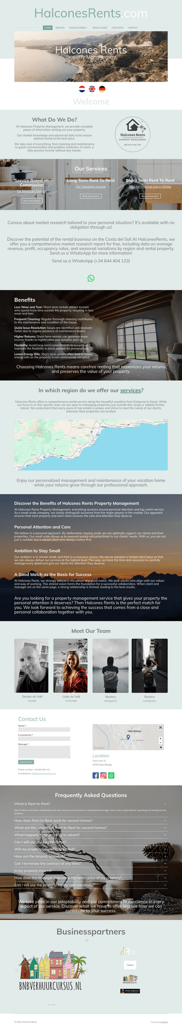 Example of websites built by clients | Webador